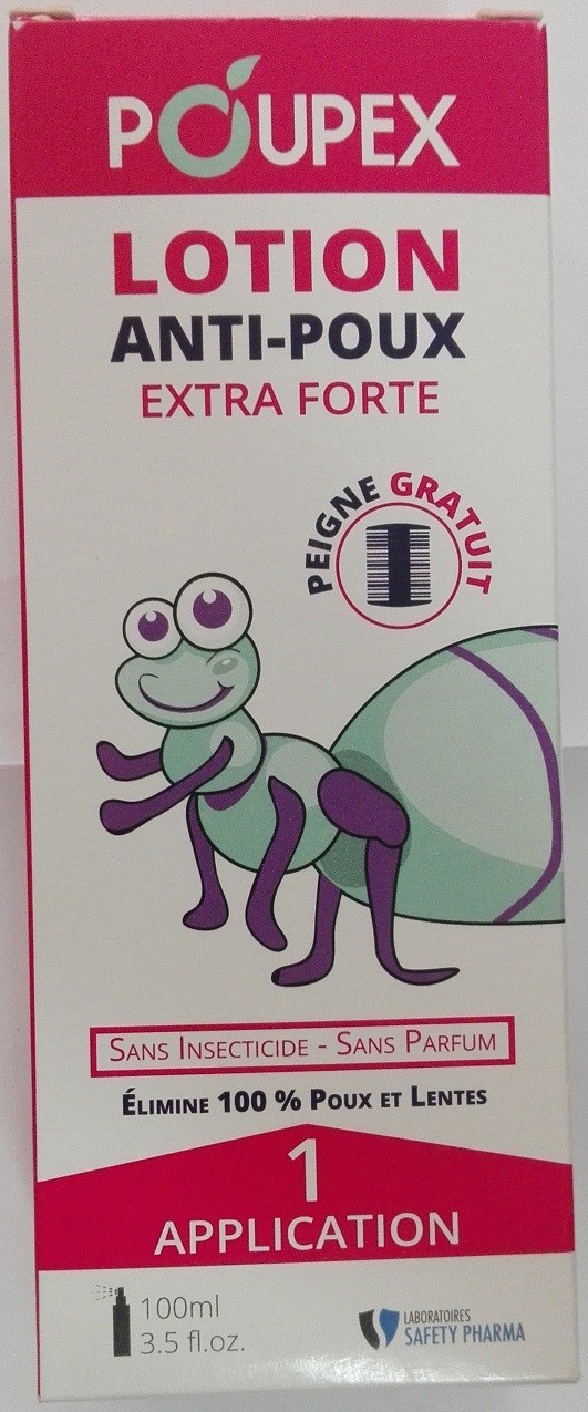 POUPEX LOTION ANTI POUX EXTRA FORTE 100ML