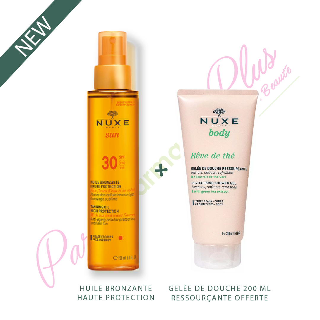 NUXE COFFRET HUILE BRONZANTE+RDT GELEE 200ML OFFER | Parapharmacie Plus ...