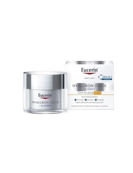 EUCERIN HYALURON FILLER + 3X SOIN DE JOUR POT 50ML