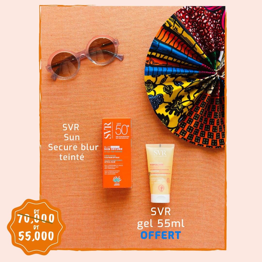 SVR ECRAN SUN SECURE BLUR TEINTE + 55 ML OFFERT